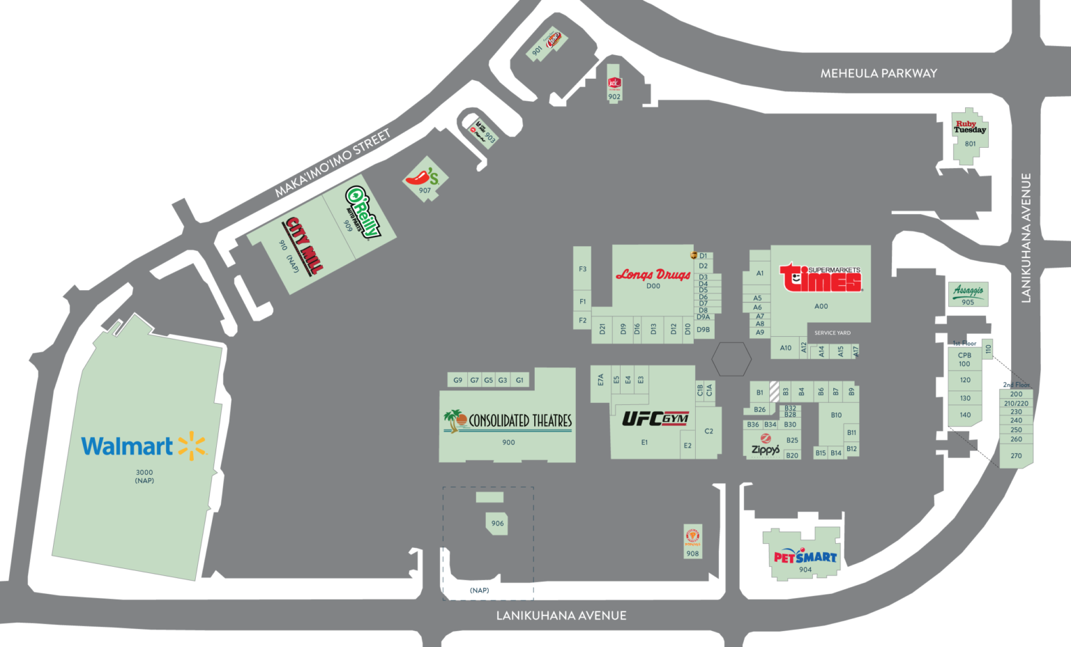 Directory - Town Center Of Mililani
